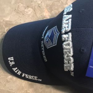 Air Force | Accessories | Us Air Force Smsgt Retired Cap Blue | Poshmark